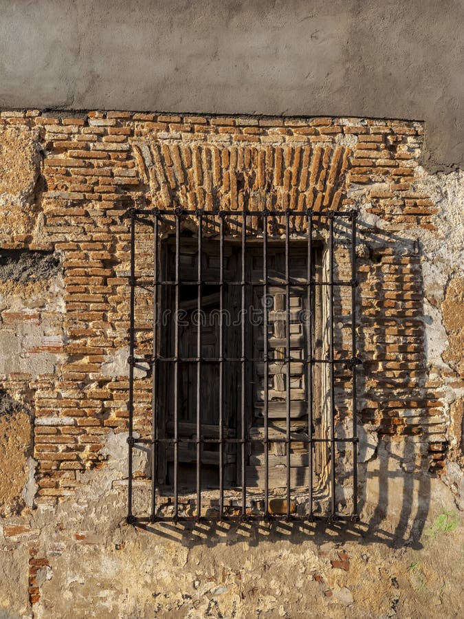 Metal Window Grilles, Old, Prison Stock Photo - Image of interior, aged ...