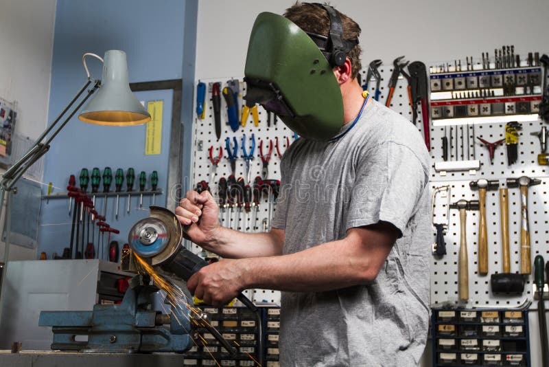 Metal worker stock image. Image of workroom, handwork - 31108185