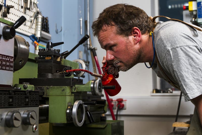 Carpenter at work stock image. Image of cutting, milling - 3678459