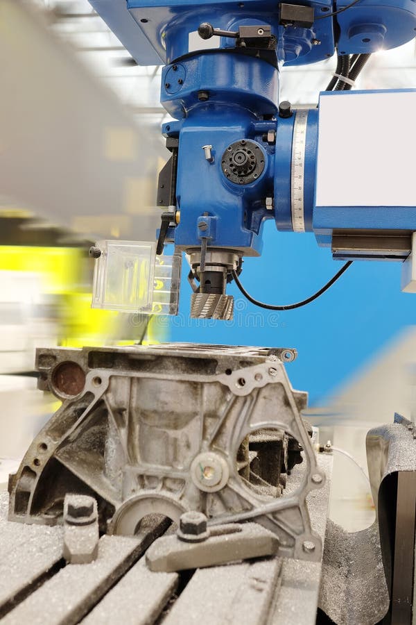 Metal-working machine stock image. Image of cutting, metal - 55437757