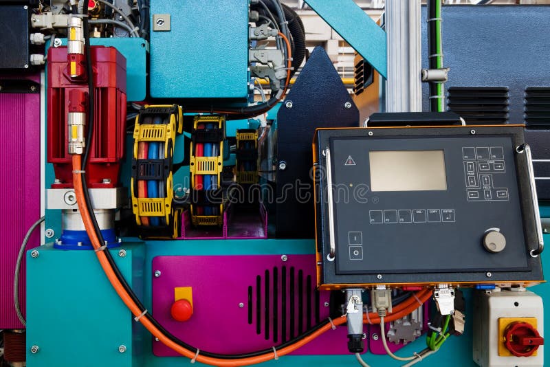 Metal-working machines stock image. Image of line, industrial - 12779747