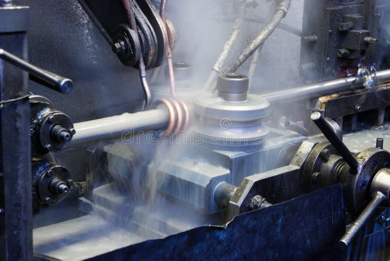 Metal Working on Milling Machine Tool Stock Image - Image of automobile ...