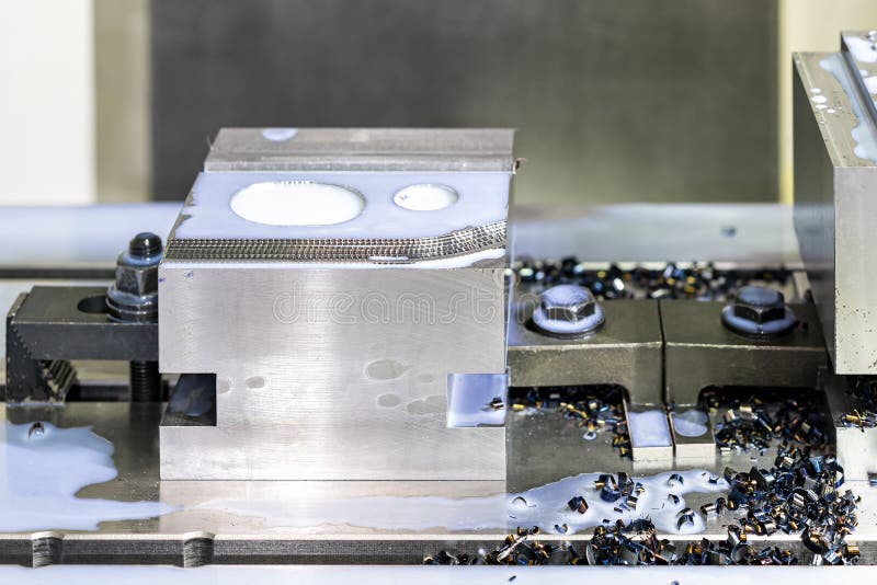 Metal Workpiece or Product during Production Process and Set on Work ...