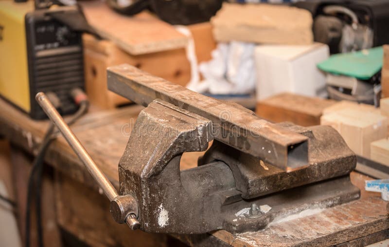 Metal Workpiece Clamped in the Lathe Chuck CNC Machine Stock Image ...
