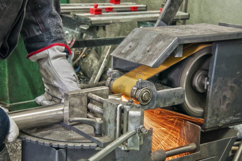 Metal workshop stock image. Image of engineering, grinding - 79255097