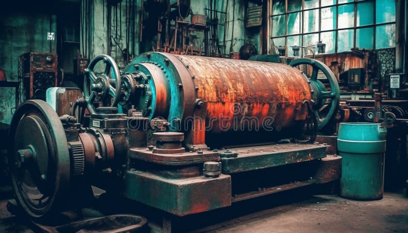 Metal Workshop with Heavy Machinery and Manufacturing Equipment in ...