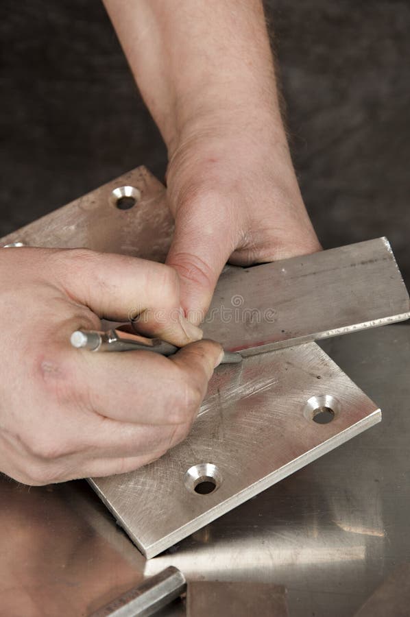 In metal workshop stock image. Image of detail, steel - 84731287