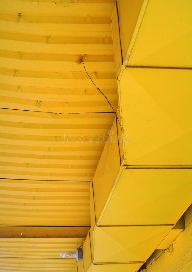 Metal yellow structure stock photo. Image of yellow - 111833096