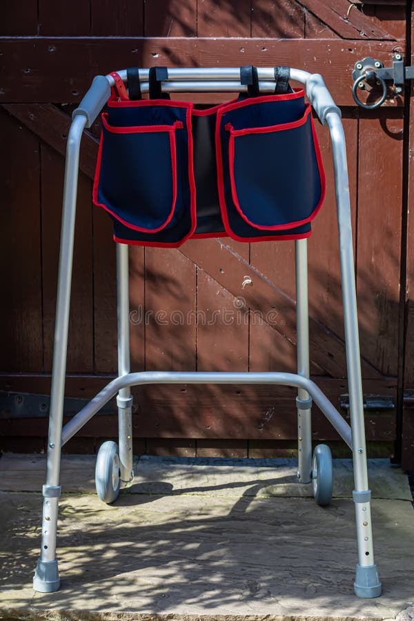 Metal Zimmer Frame Aid for the Disabled Stock Image - Image of handicap ...