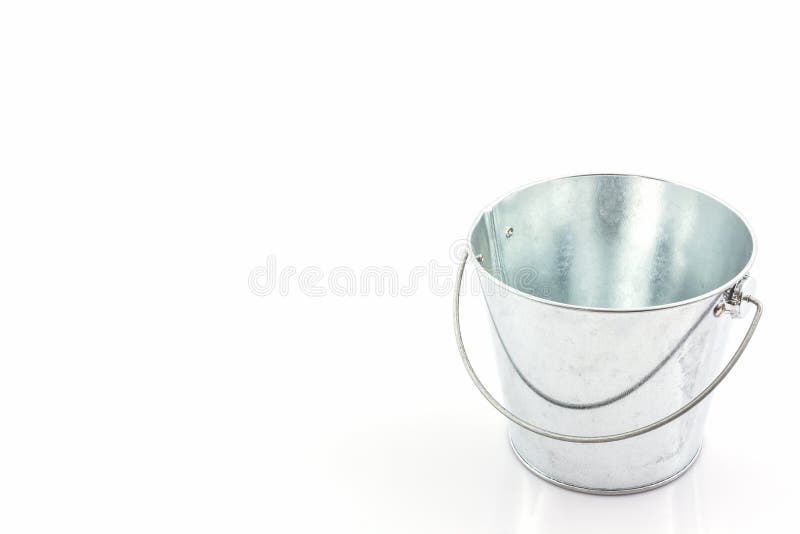 Metal zinc bucket . stock image. Image of bucket, classic - 51099427
