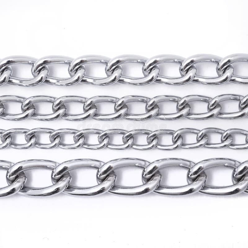 Metalic chains stock image. Image of joined, strong - 305927585