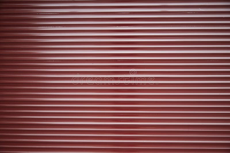 Metalic Commercial Roll Up Door Texture Stock Photo - Image of ...