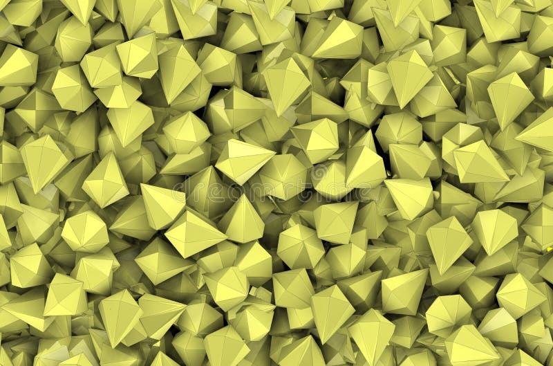 Metalic Diamonds in Full Space Stock Illustration - Illustration of ...