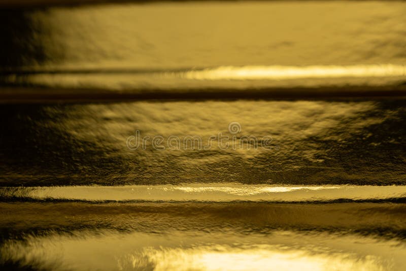 Metallic Gold Color, Shiny Reflective Background Stock Photo - Image of ...