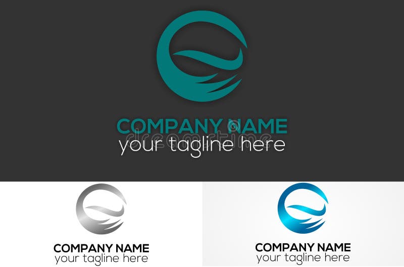 Letter e hand logo stock illustration. Illustration of communication ...