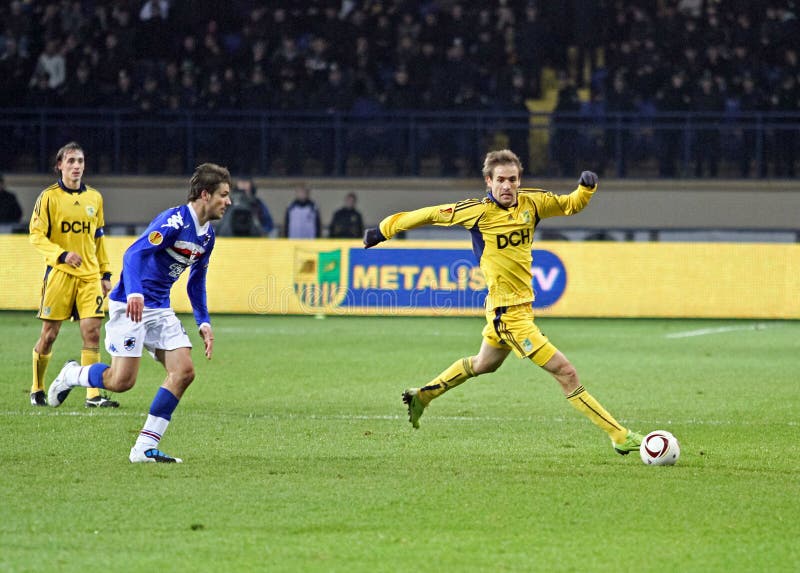 Metalist Kharkiv MF Marko Devic Editorial Photography - Image of green ...