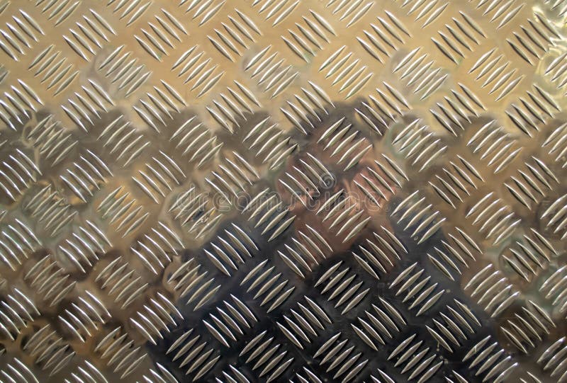 Metallbodenplatte, Mit Diamantprofil Stock Abbildung - Illustration von ...