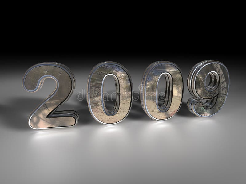 Metallic 2009 stock illustration. Illustration of artistry - 6495929