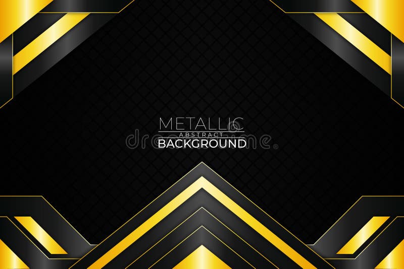 Metallic Modern Abstract Background Design Overlapped Shape Stock ...