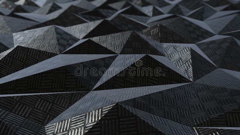Metallic Abstract Geometric Background Loop Stock Video - Video of ...