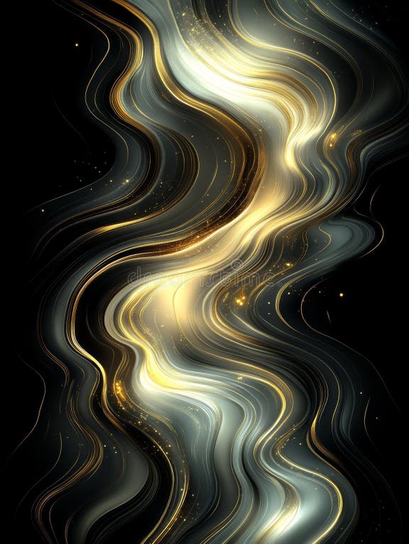 A Metallic Arc Overlay Creates a Striking Visual on a Sleek Dark ...