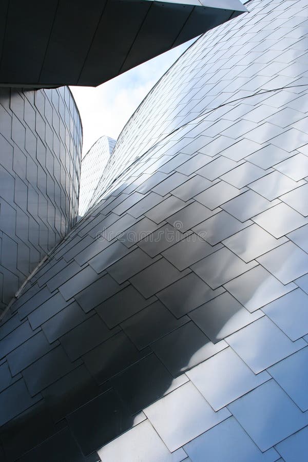 Metallic Architecture stock image. Image of metal, curve - 6698505