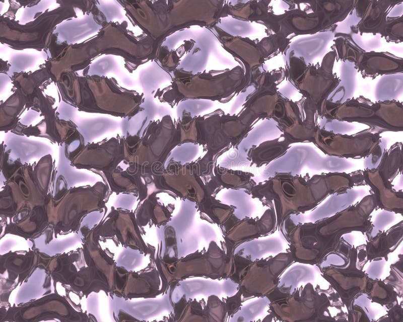Metallic Art Molten Bubbling Metal Violet Seamless Stock Illustration ...