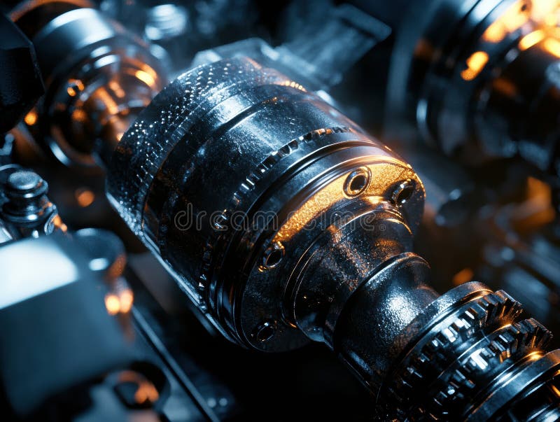 Metallic Assembly Component Precision Engineering Marvel Mechanical ...