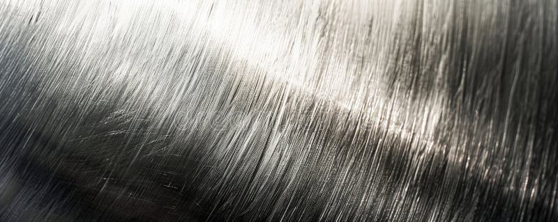 Metallic Background with a Brushed Nickel Finish, Reflecting Soft Light ...