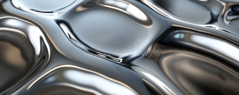 Metallic Background with a Polished Stainless Steel Surface, Capturing ...