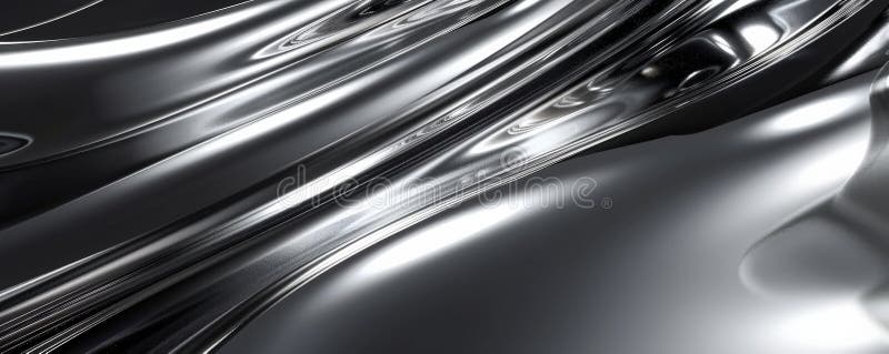 Metallic Background with a Smooth, Reflective Platinum Finish ...