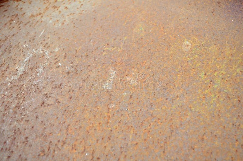 Metallic Background Texture. Metal Sheet Covered by Rust Stock Image ...