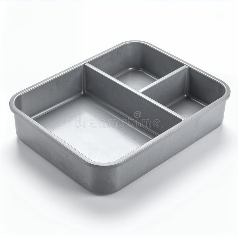 Divided Baking Pan Showcasing Organizational Simplicity and Culinary ...