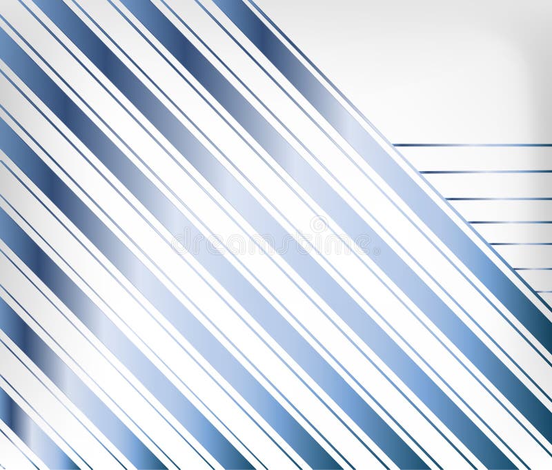 Metallic Blue Diagonal Lines / Stripes Pattern Card Template Stock ...