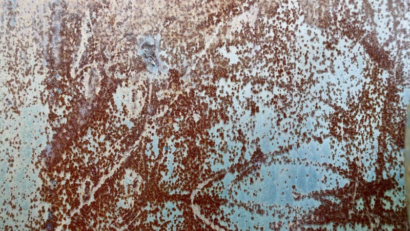 Metallic Blue Wall with Rusty, Abstract Background of Rust Texture ...