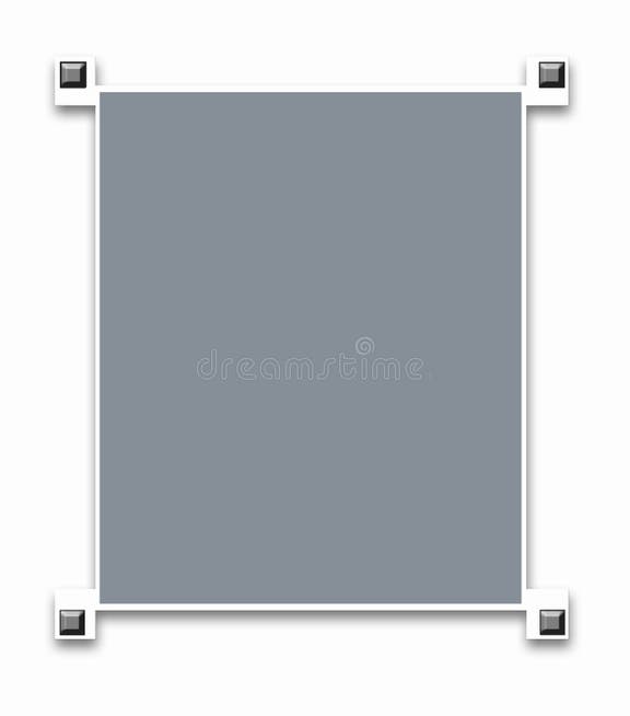 Metallic border frame stock illustration. Illustration of creation ...