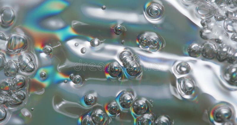 Metallic Bubbles Color Changing Stock Footage - Video of burner ...