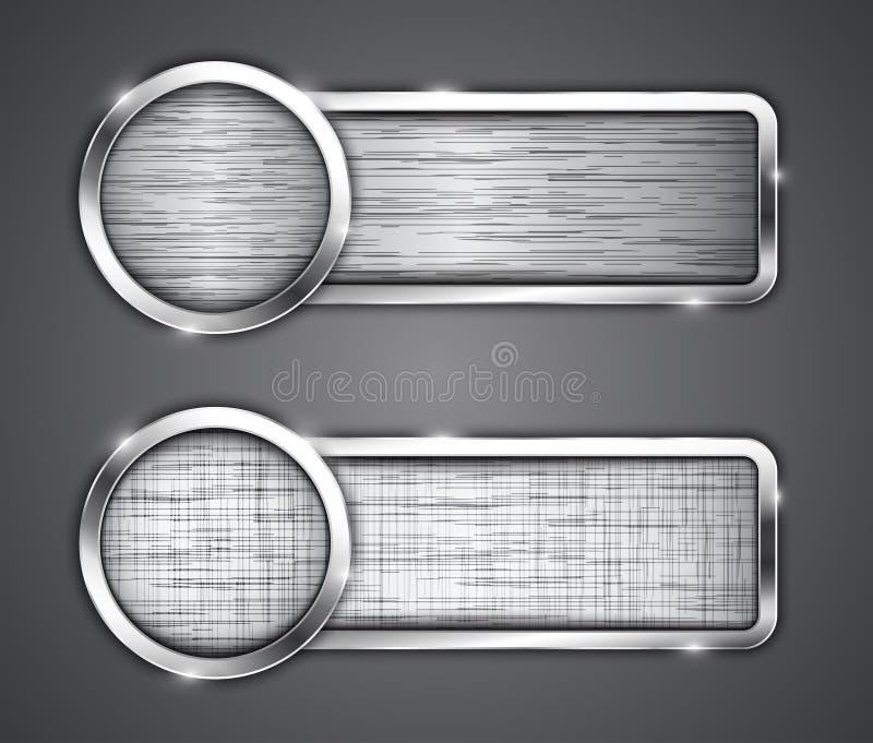 Metallic buttons stock vector. Illustration of gray, label - 32738889 Metallic buttons stock vector. Illustration of gray, label - 32738889