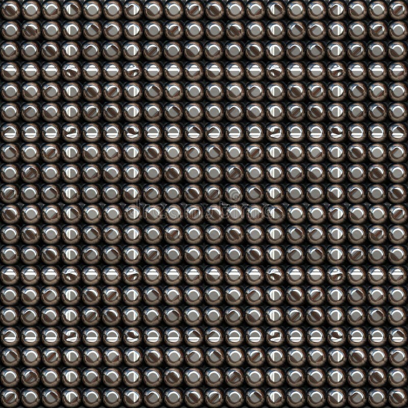 Chrome rivets stock illustration. Illustration of iron - 254484