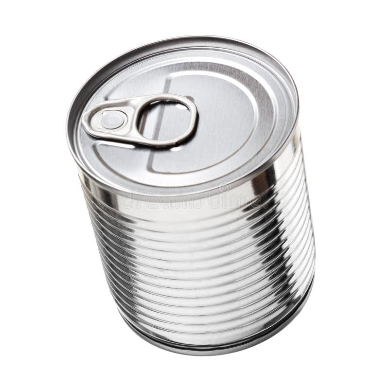 Metallic can stock photo. Image of canned, isolated, food - 28749538
