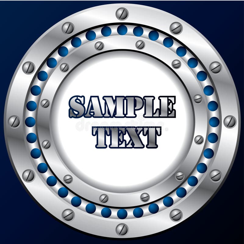 Metallic cap stock vector. Illustration of poster, abstract - 13471649