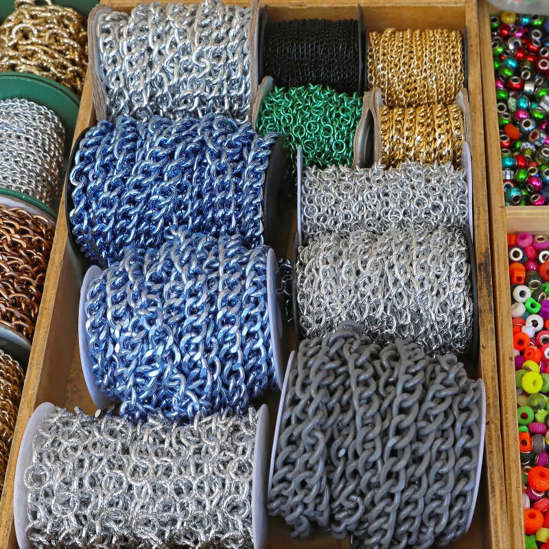 Metallic chains stock photo. Image of chain, contemporary - 47467226