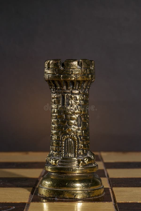 Metallic Chess Piece stock photo. Image of intelligence - 47865522