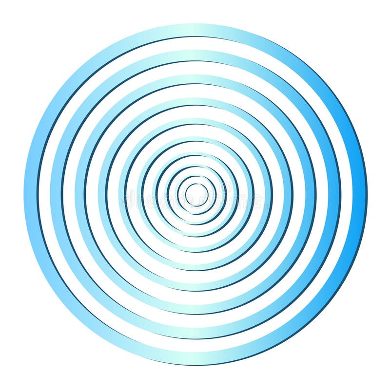 Metallic Circles Background Stock Vector - Illustration of metal ...