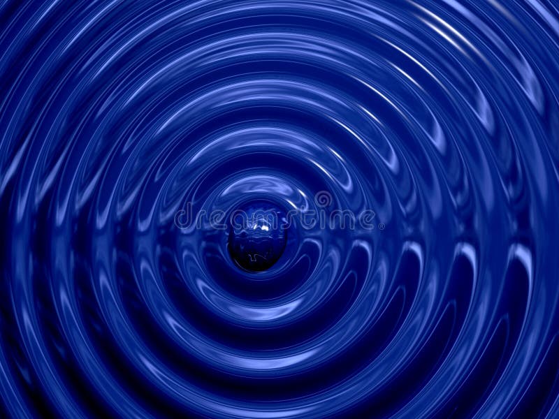 Metallic circular waves stock illustration. Illustration of close ...