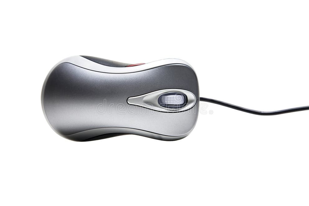 Metallic Color Computer Mouse Stock Photo - Image of cursor, computing ...