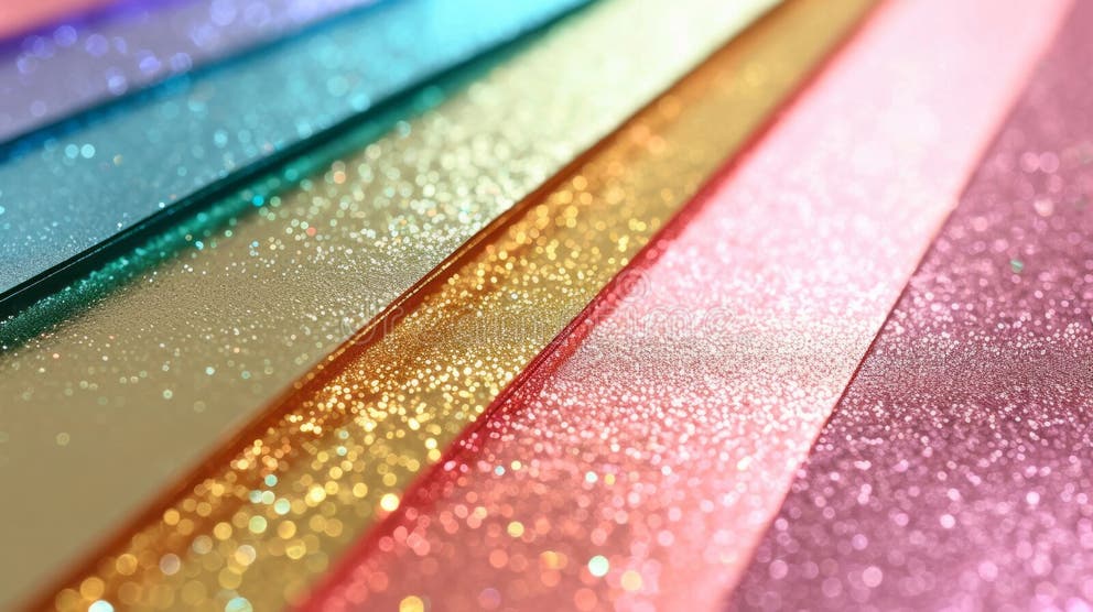 Metallic Colored Cardstock for Shiny Projects Stock Illustration ...