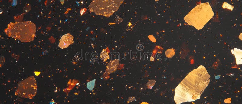 Metallic Confetti Overlay Texture Reflective Sheen Black Background ...