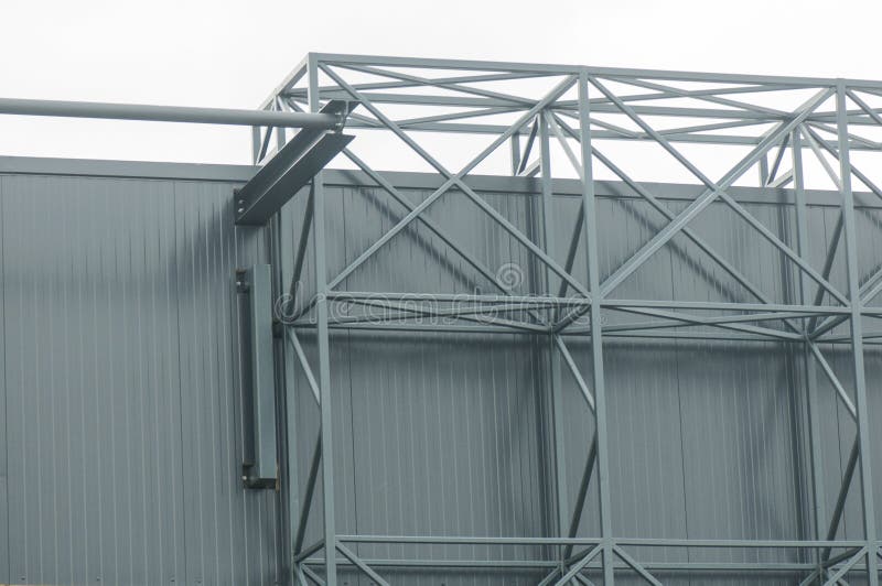 Metallic structure stock photo. Image of background - 120583598