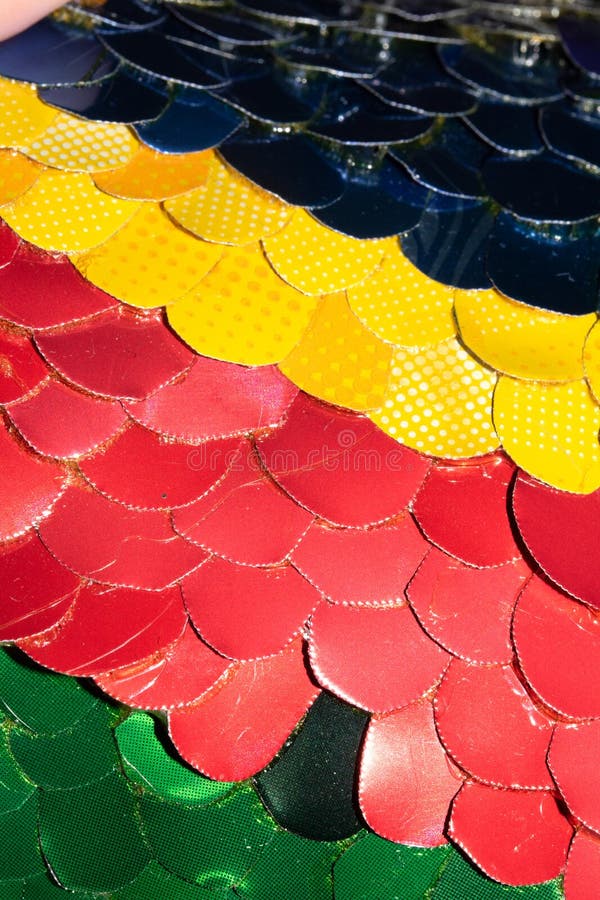 Metallic Cut Up Tin Cans in Bright Colours As an Abstract Background ...